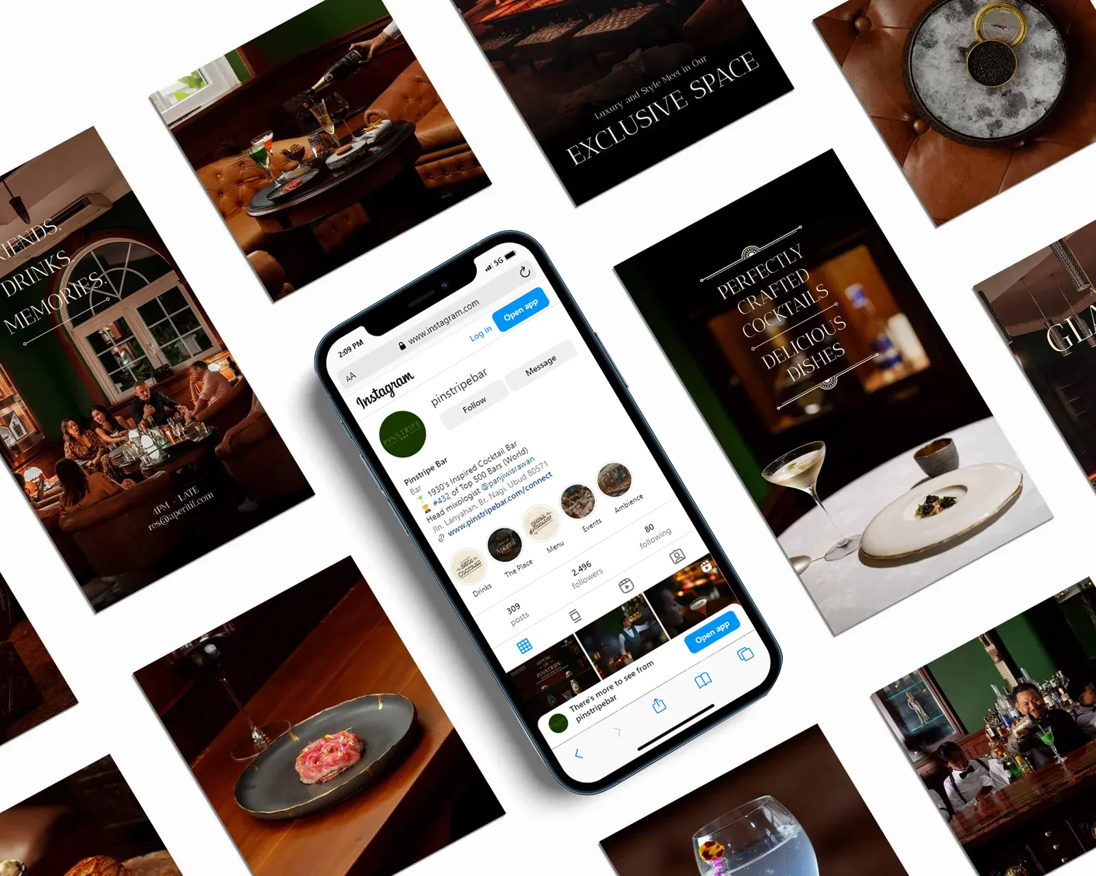 Pinstripe Bar Ubud - GAIA Digital Agency